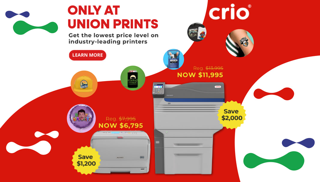 Union Prints Vinyl Heat transfer paper Tshirt business supply