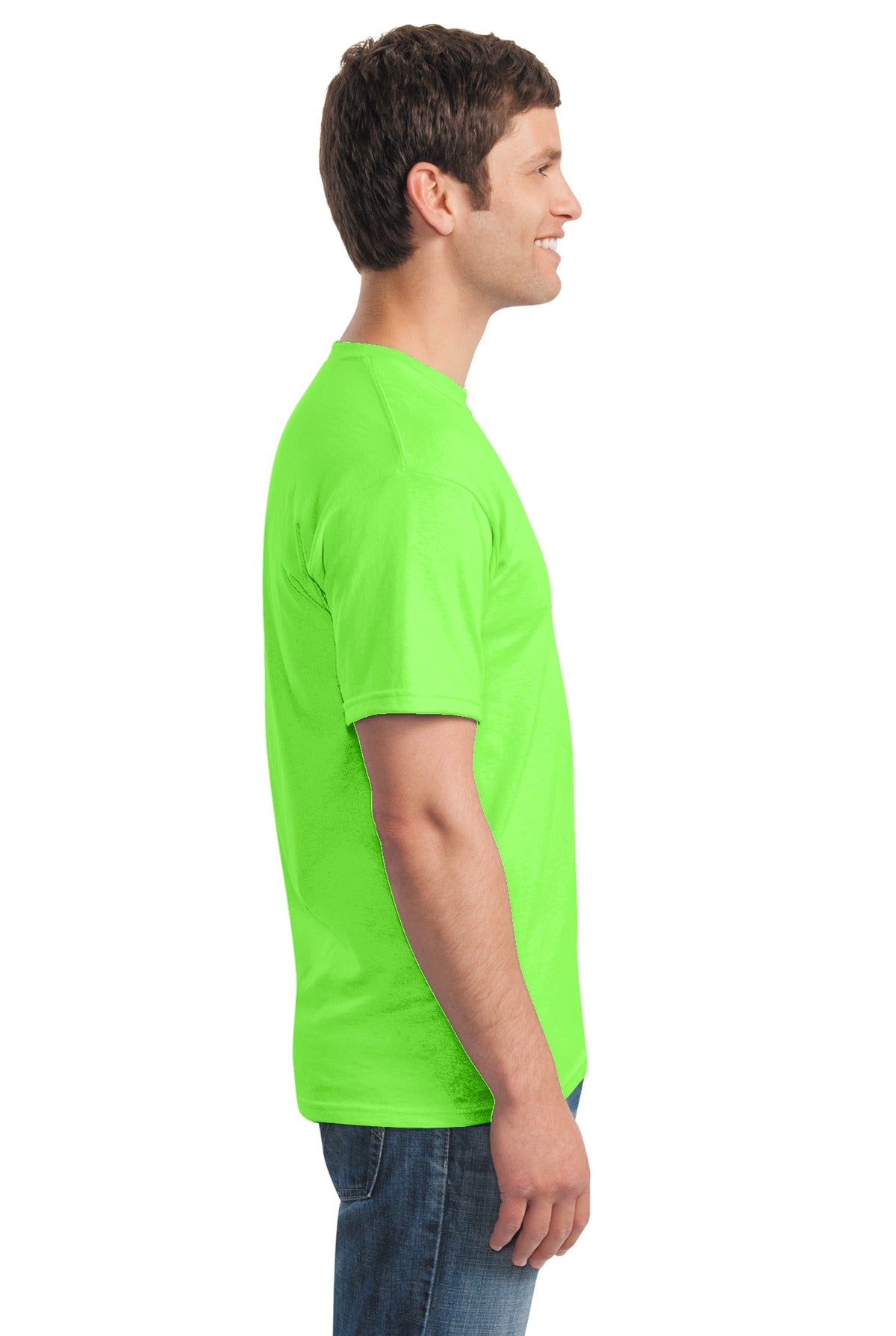 Gildan - Heavy Cotton 100% Cotton T-Shirt. 5000 - Neon Green – Union Prints
